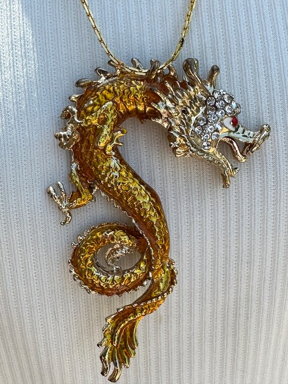 RARE 70's DRAGON DRESS/70's Dresses/Maxi Dresses/Maxi… - Gem