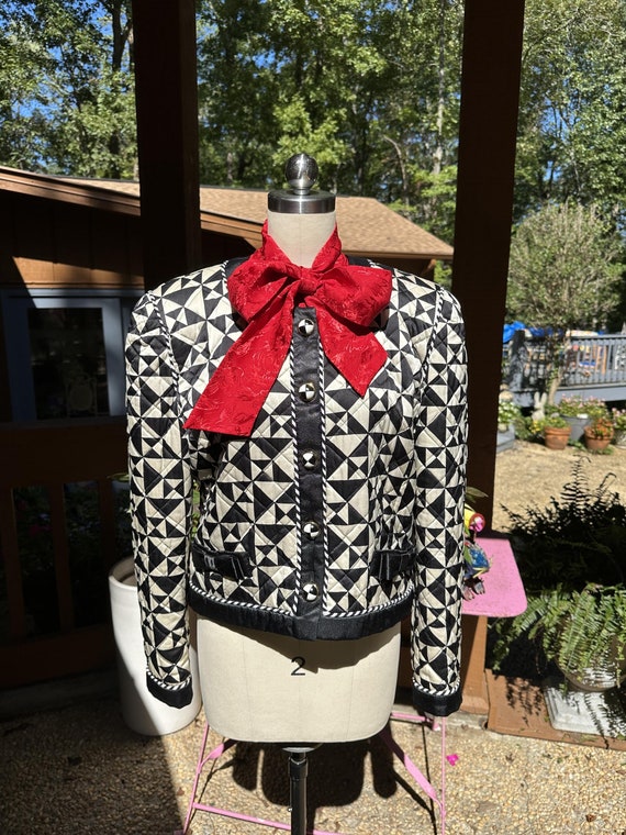 80's HARLEQUIN ESCADA JACKET/80's Jackets/Escada Jack… - Gem