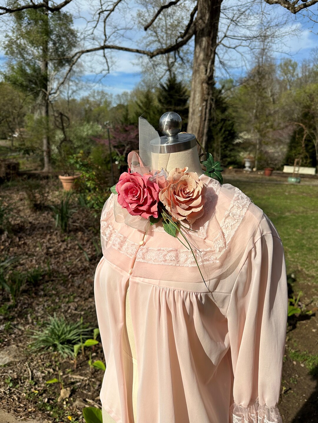 LOVELY 50's PINK BED Jacket/50’s Pink Bed Jacket/vintage Bed Jacket ...