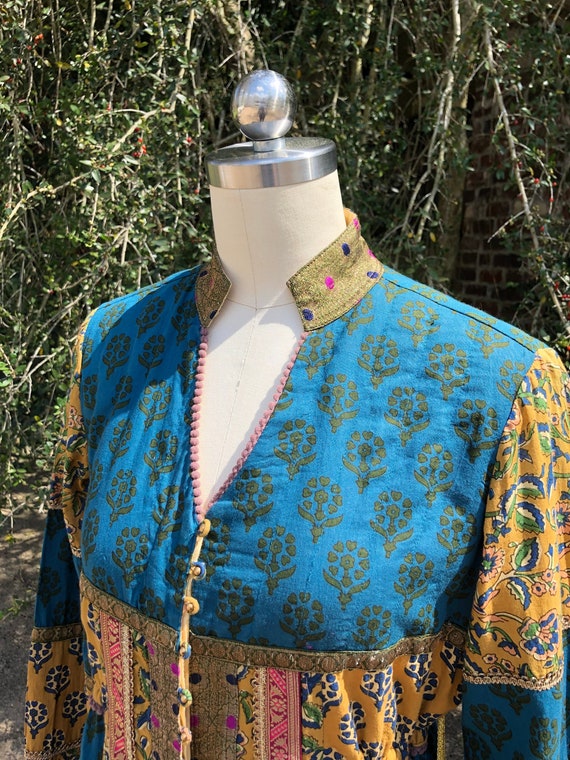 AMAZING 70's INDIAN COTTON Dress/70's Hippie - Etsy