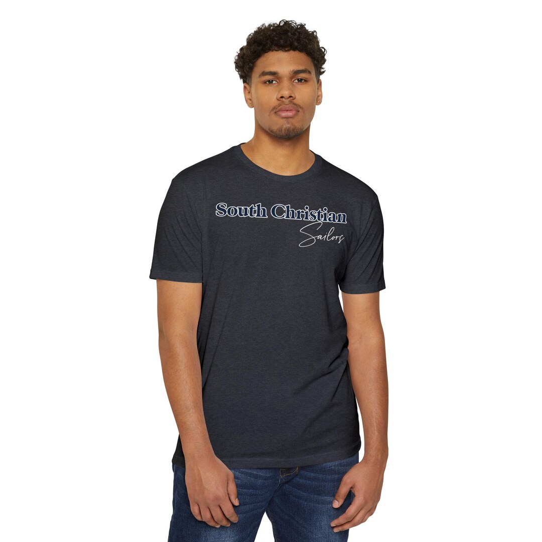 South Christian Sailors Cursive Unisex CVC Jersey T-shirt - Etsy