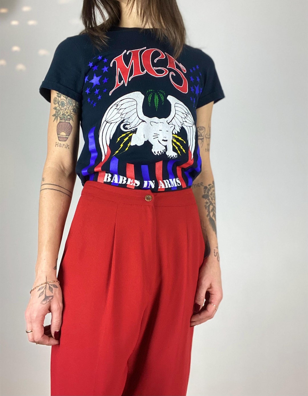 Vintage MC5 Tee Vintage Trashed Cotton MC5 Shirt Soft Worn Cotton Rock ...