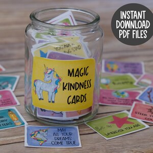 Kindness Cards Set 4: Make a Jar of Encouragement and Positivity With ...