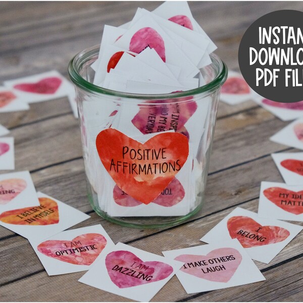 Affirmation Cards Printable - Etsy