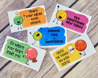 Kindness Messages and Notes Set 2 Kindness Dots Lunch Box Notes ...