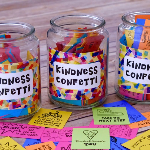 Kindness Confetti® Inspirational Cards Set 1 Kindness Cards - Etsy ...