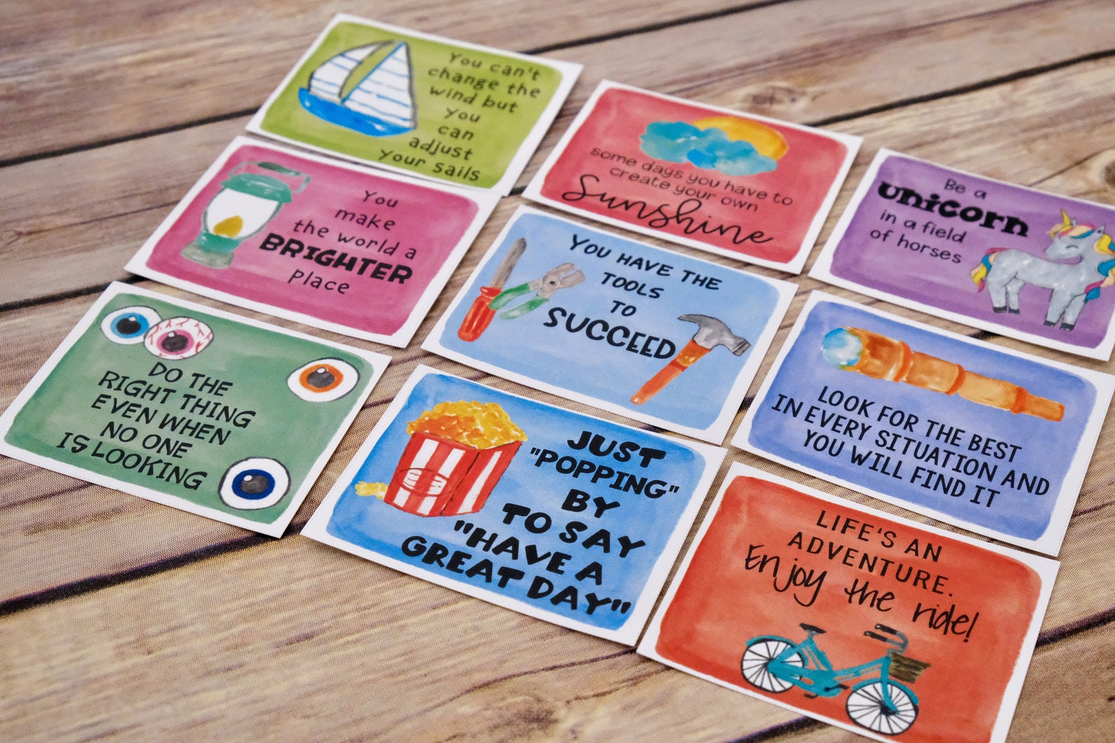 Printable Kindness Cards Set 3: Inspirational Messages for Spreading ...