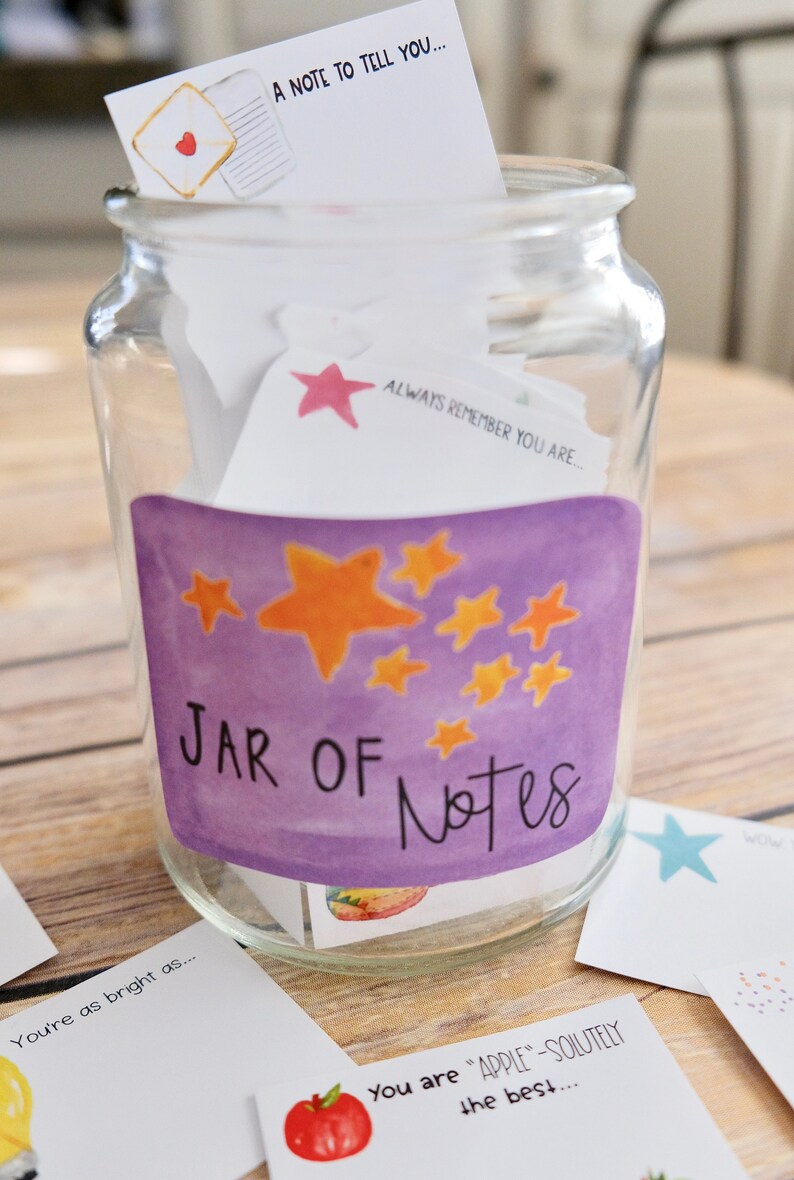 Printable Kindness Notes and Write-in Lunch Box Notes, Kindness Cards ...