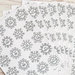 Kindness Snowflake Cards: Winter Affirmations, Compliments (digital ...