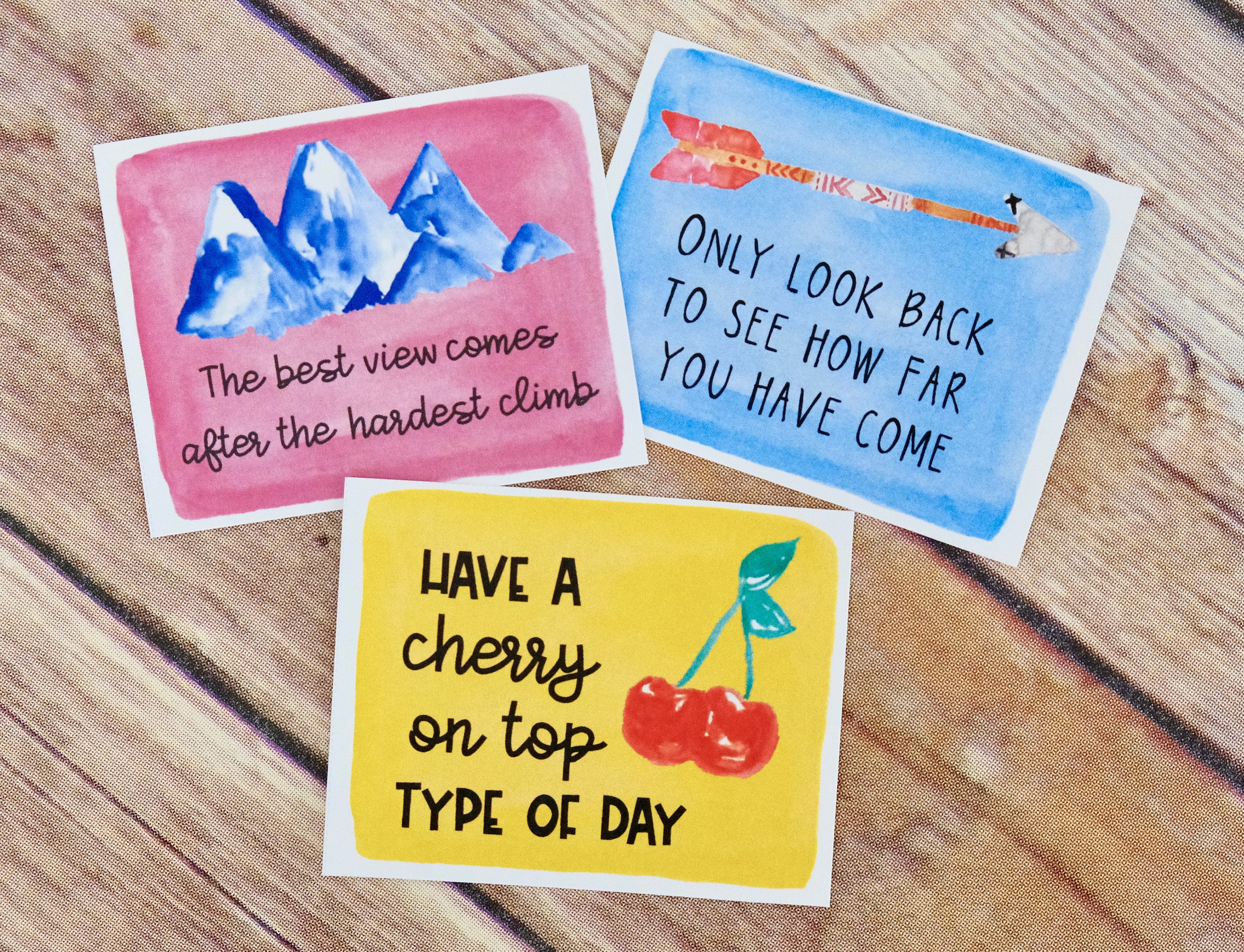 Kindness Cards Printable: Inspirational Lunchbox Notes (PDF) - Etsy