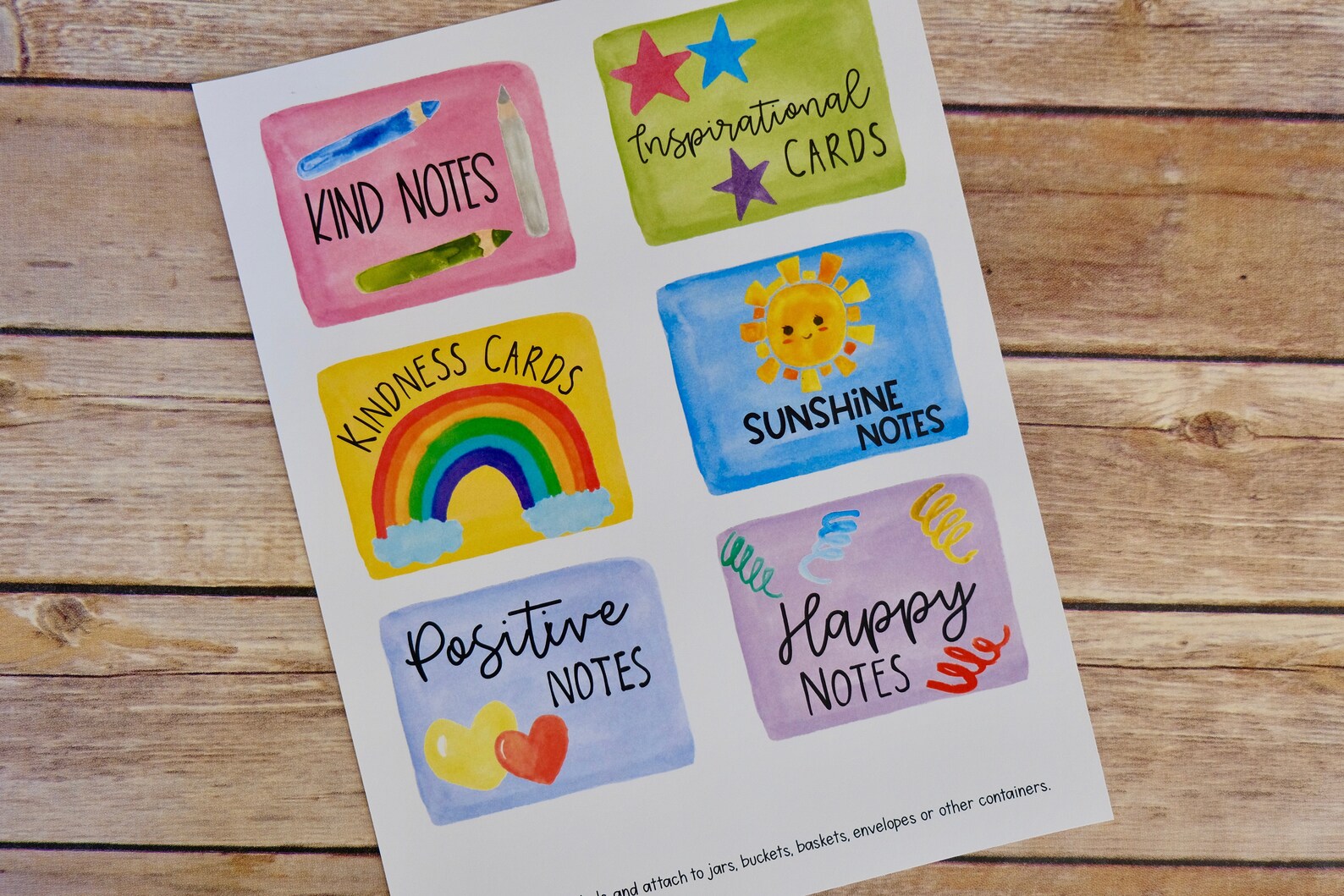 Kindness Notes Set 2 Lunch Box Notes and Inspirational Notes | Etsy