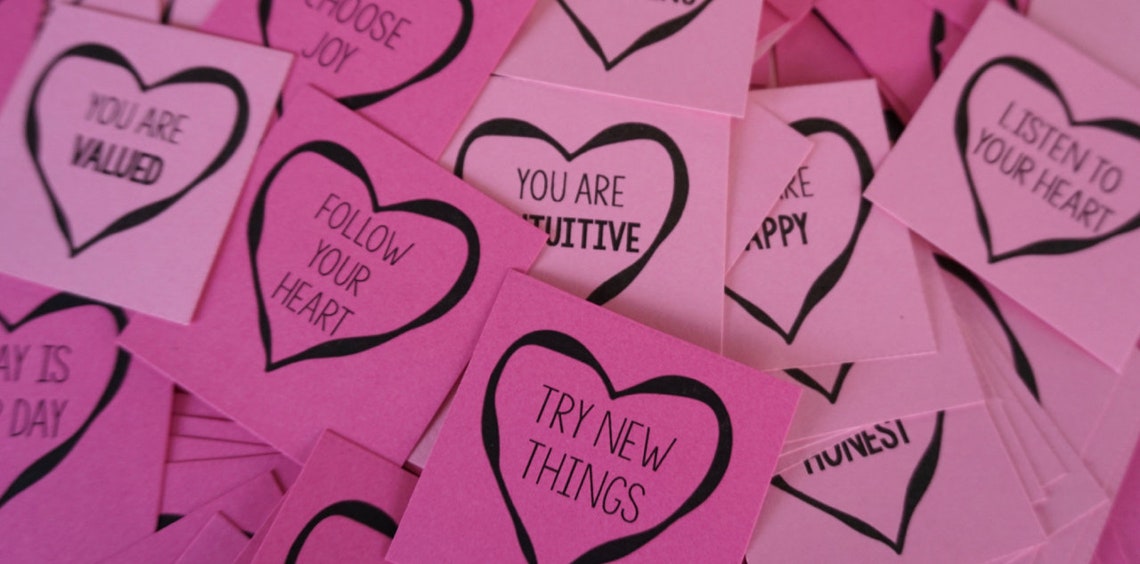 Kindness Hearts Inspirational Notes Kindness Cards | Etsy