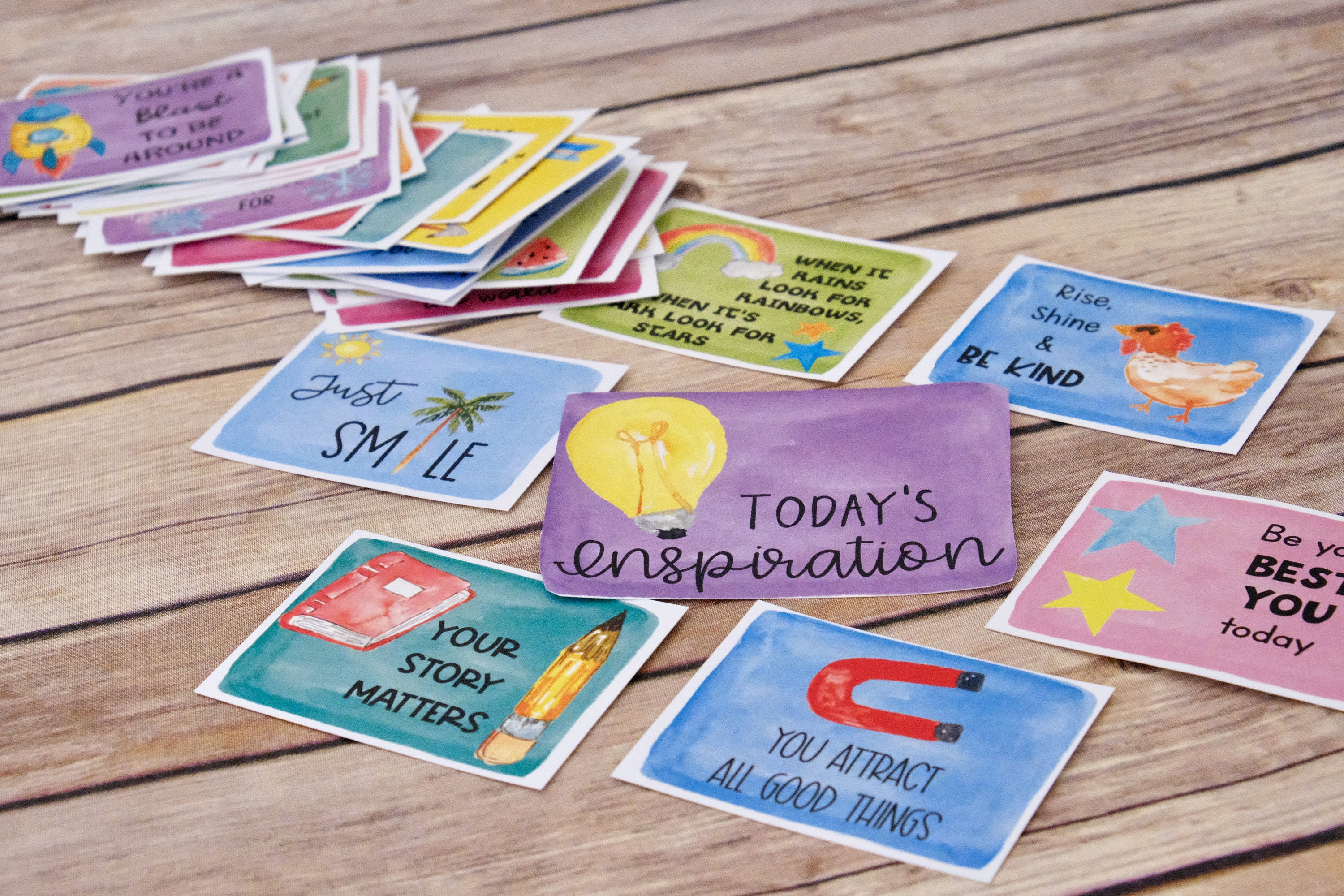 Kindness Cards Set 4: Make a Jar of Positivity With - Etsy