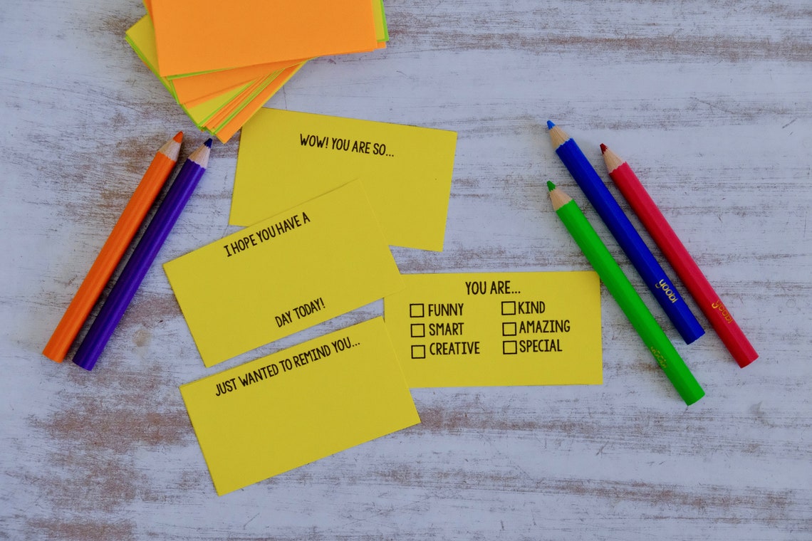 Kindness Confetti® Inspirational Cards Set 1 Kindness Cards - Etsy