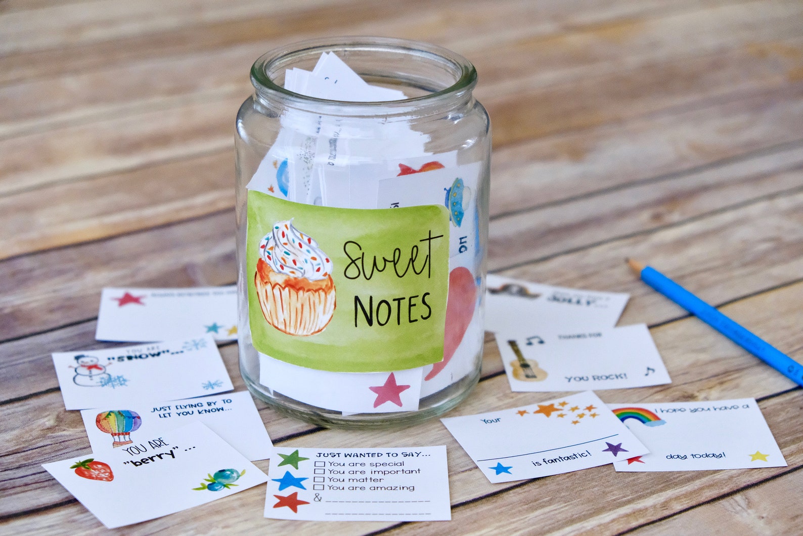 Kindness Notes Set 1 Lunch Box Notes Inspirational Cards | Etsy