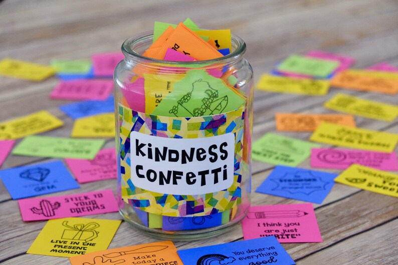 Kindness Confetti® Set 2 Kindness Cards to Spread Kindness | Etsy