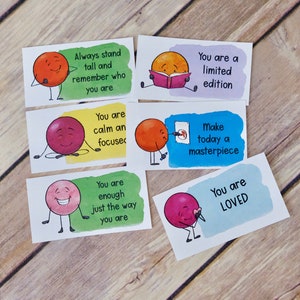 Kindness Messages and Notes - Set 2 Kindness Dots - Lunch Box Notes ...