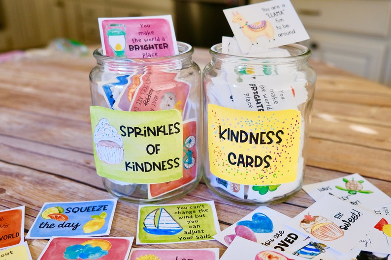 Printable Kindness Cards Set 3: Inspirational Messages for Spreading ...