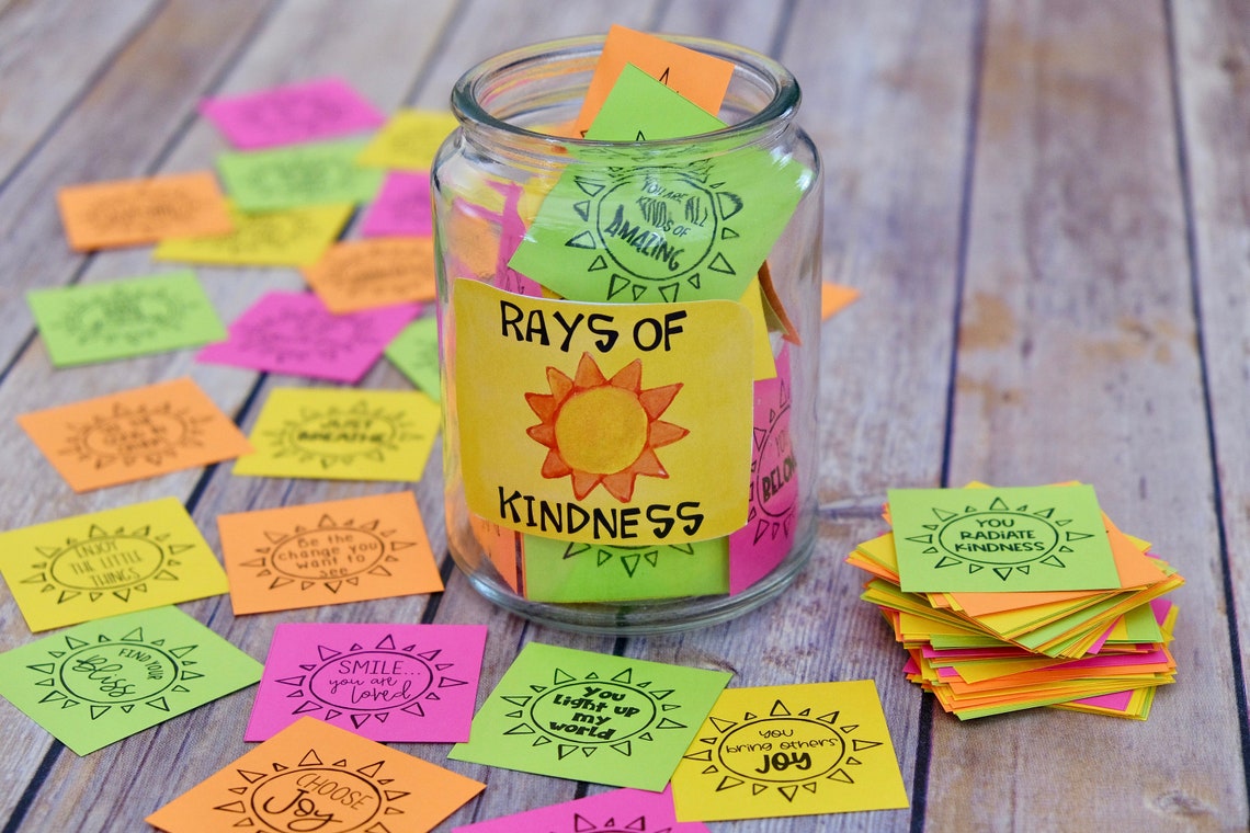 Rays of Kindness BUNDLE of Inspirational Messages - Etsy
