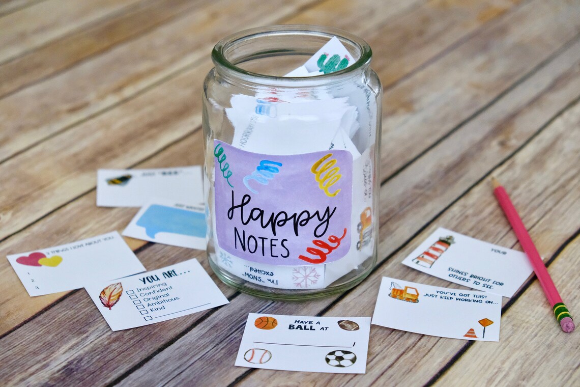 Kindness Notes Set 2 Lunch Box Notes and Inspirational Notes | Etsy