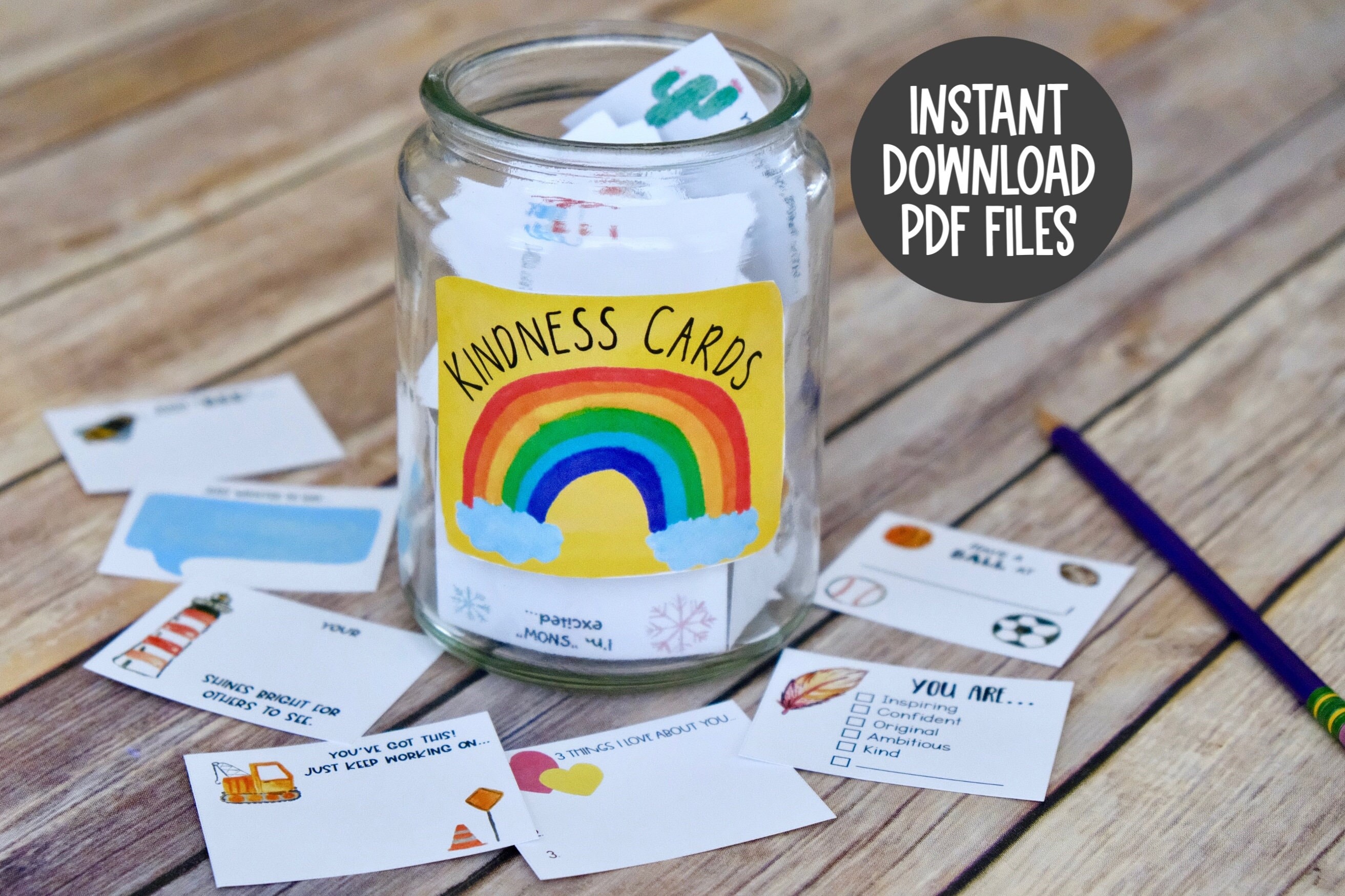 Kindness Notes Set 2 Lunch Box Notes and (Instant Download) - Etsy