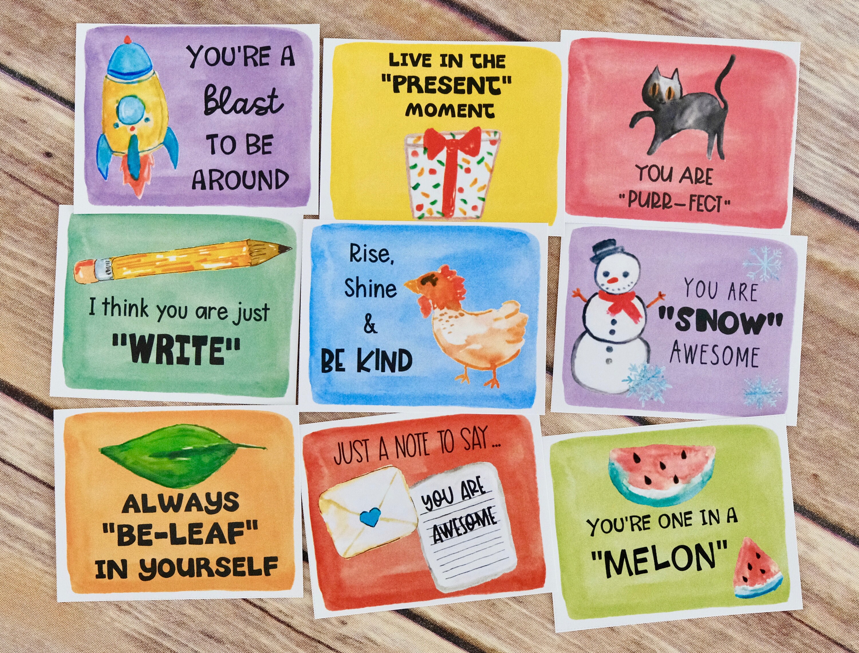 Kindness Cards Set 4: Make a Jar of Positivity With - Etsy