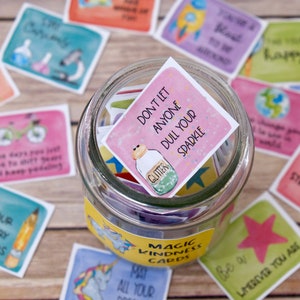 Kindness Cards Set 4: Make a Jar of Encouragement and Positivity With ...