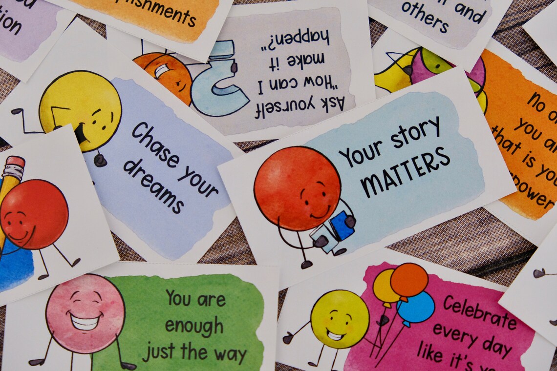 Kindness Messages and Notes Set 2 Kindness Dots Lunch Box - Etsy