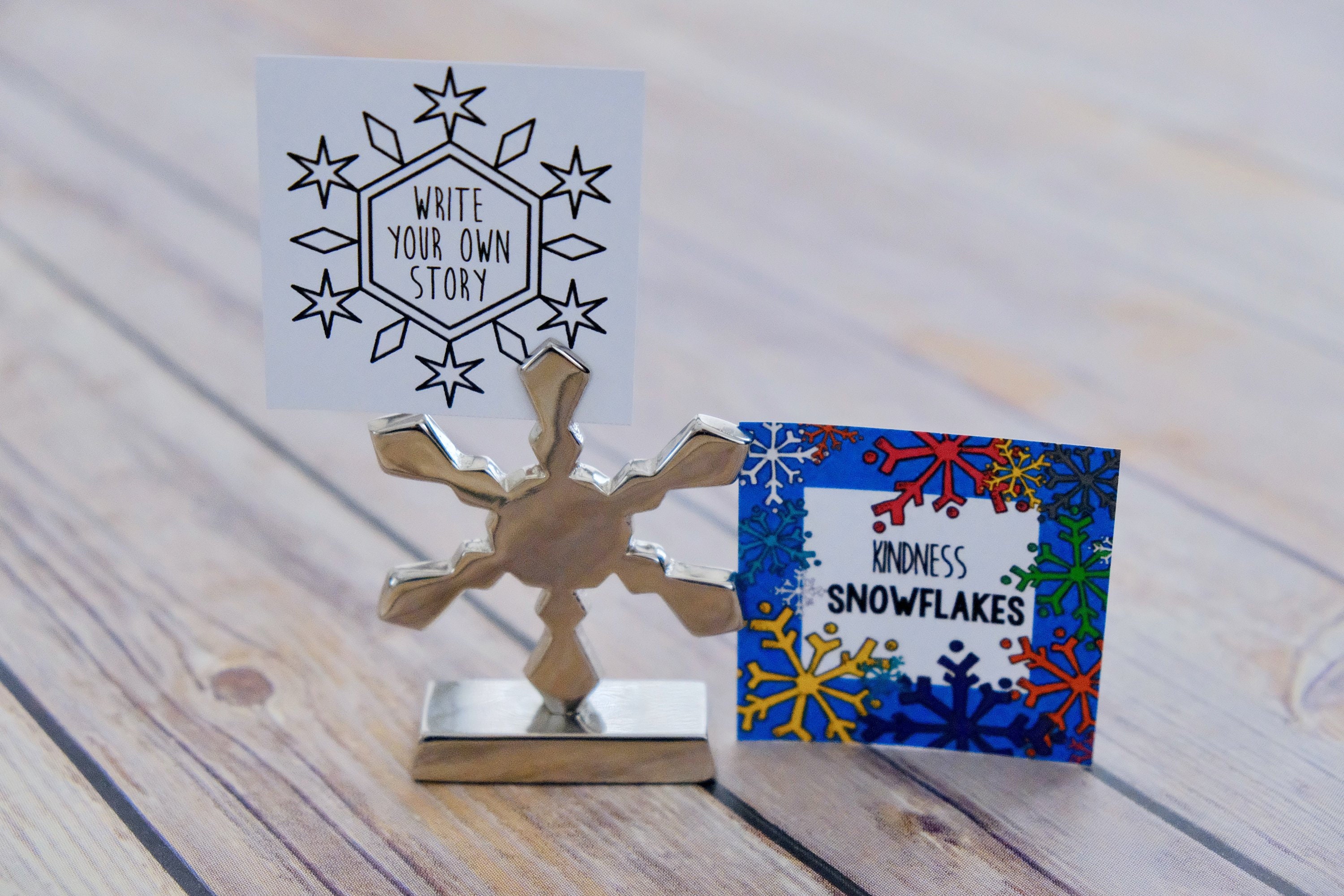 Kindness Snowflake Cards: Winter Affirmations, Compliments (digital ...