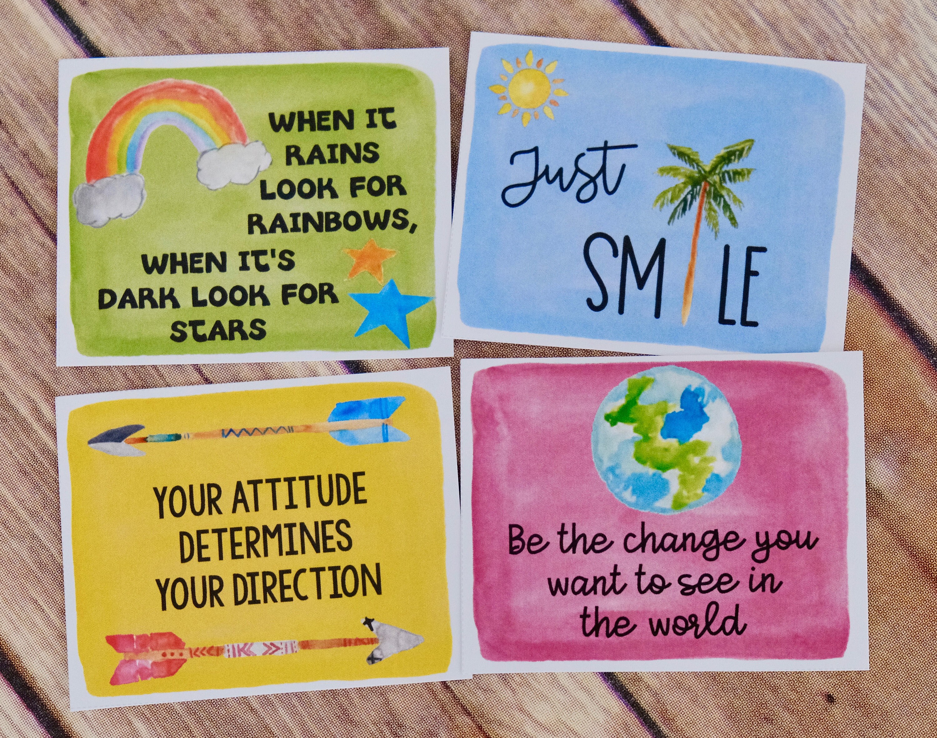 Kindness Cards Set 4: Make a Jar of Positivity With | Etsy