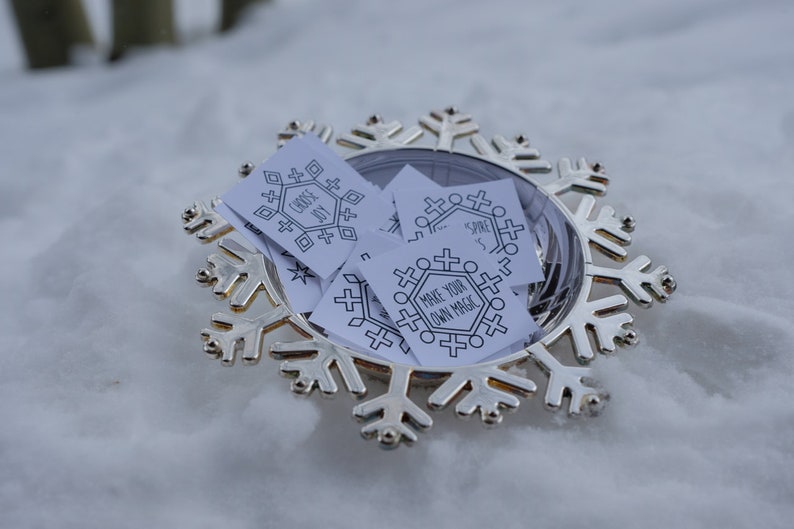 Kindness Snowflake Cards: Winter Affirmations, Compliments (digital ...