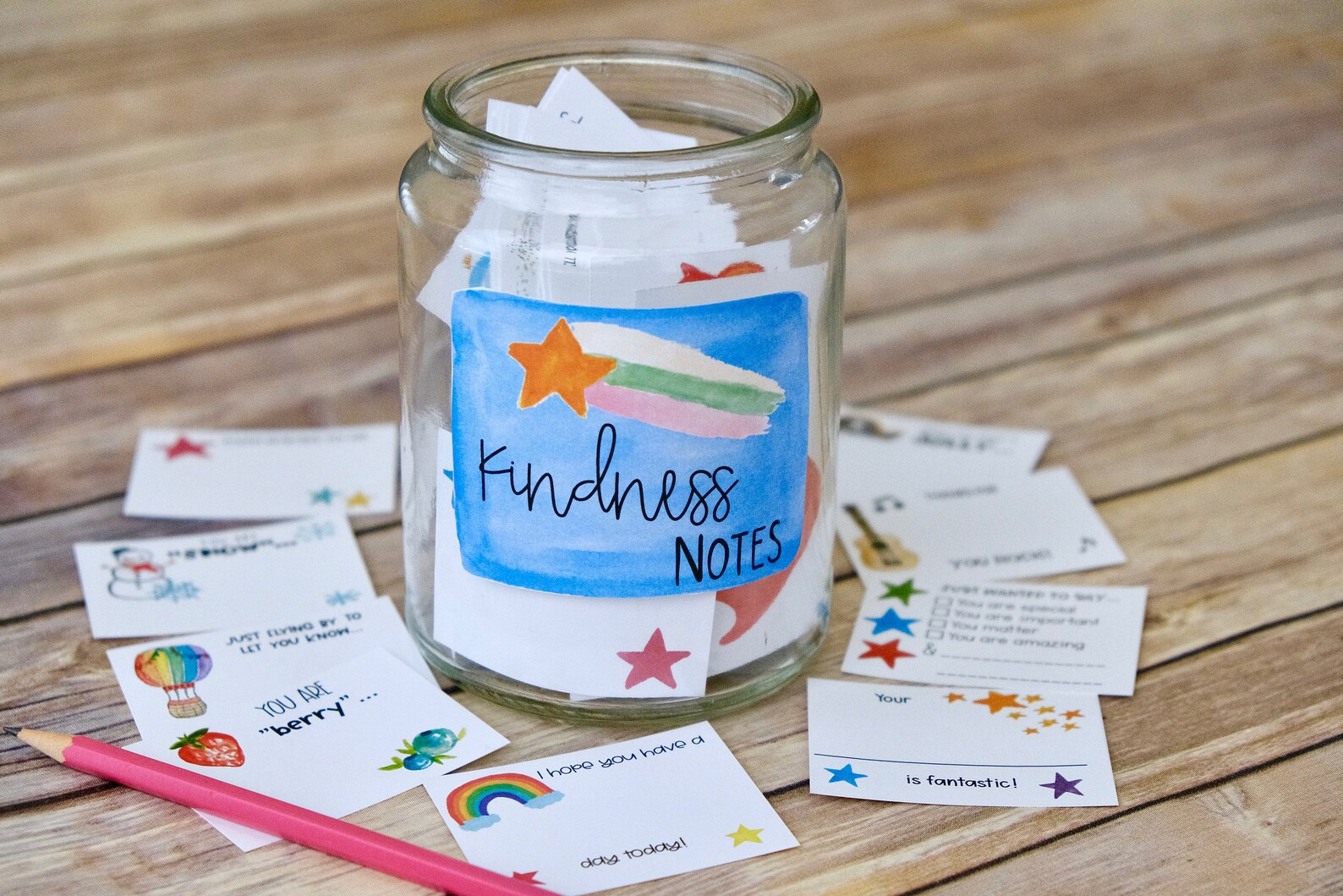 Kindness Notes Set 1 Lunch Box Notes Inspirational Cards | Etsy