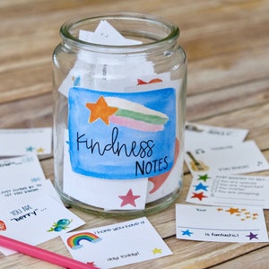 Kindness Notes Set 1 - Lunch Box Notes - Inspirational Cards - Kindness ...