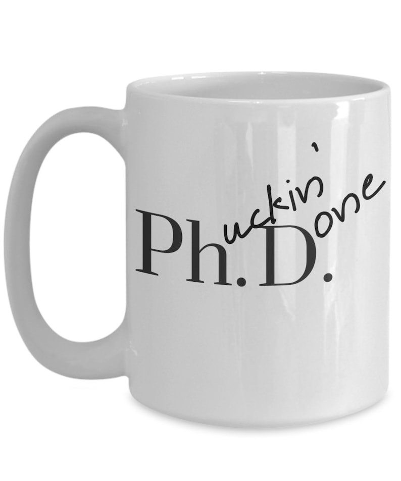 Phd Gifts Humorous Coffee Mugs College Grad, Curse Coffee Cup, Novelty ...