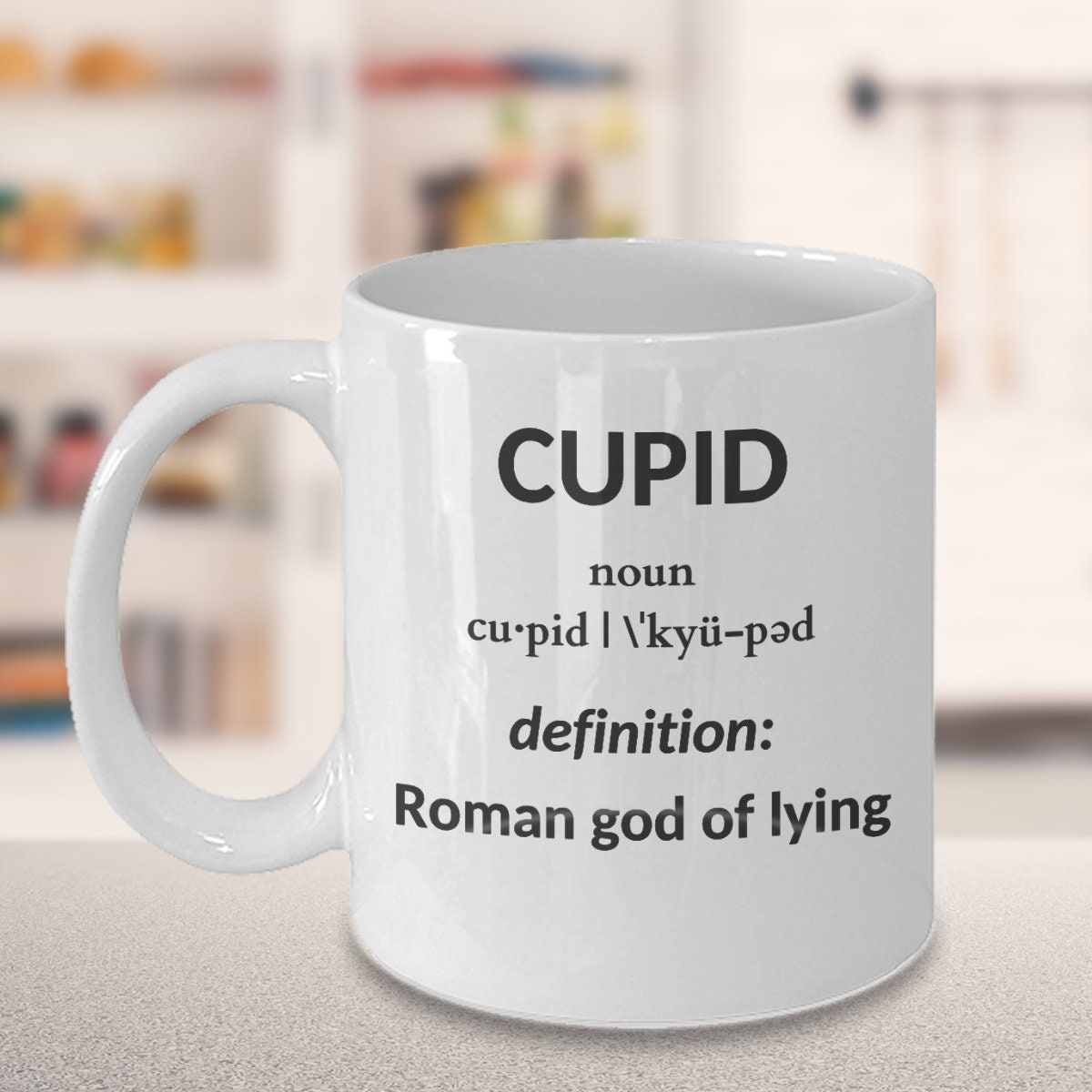 Anti Valentines Day Cupid Definition Roman God of Lying Mug - Etsy UK
