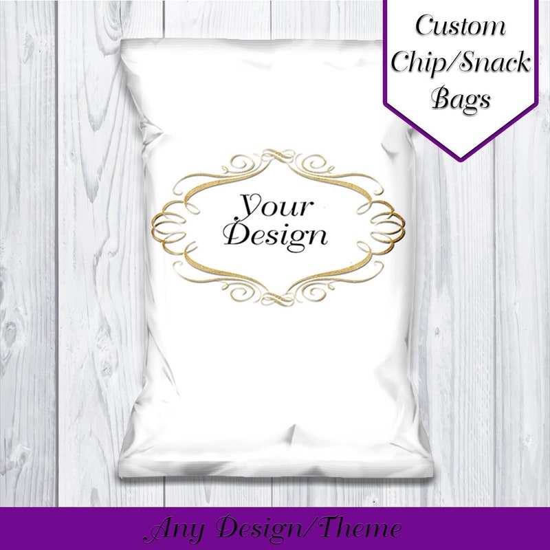 Custom Chip Bags - Etsy