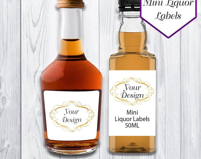 Custom Alcohol Label Printed OR Digital - Etsy