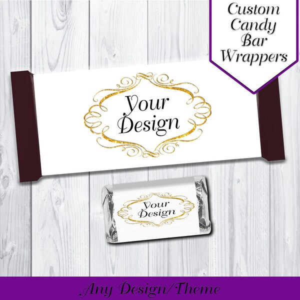Candy Bar Wrapper - Etsy