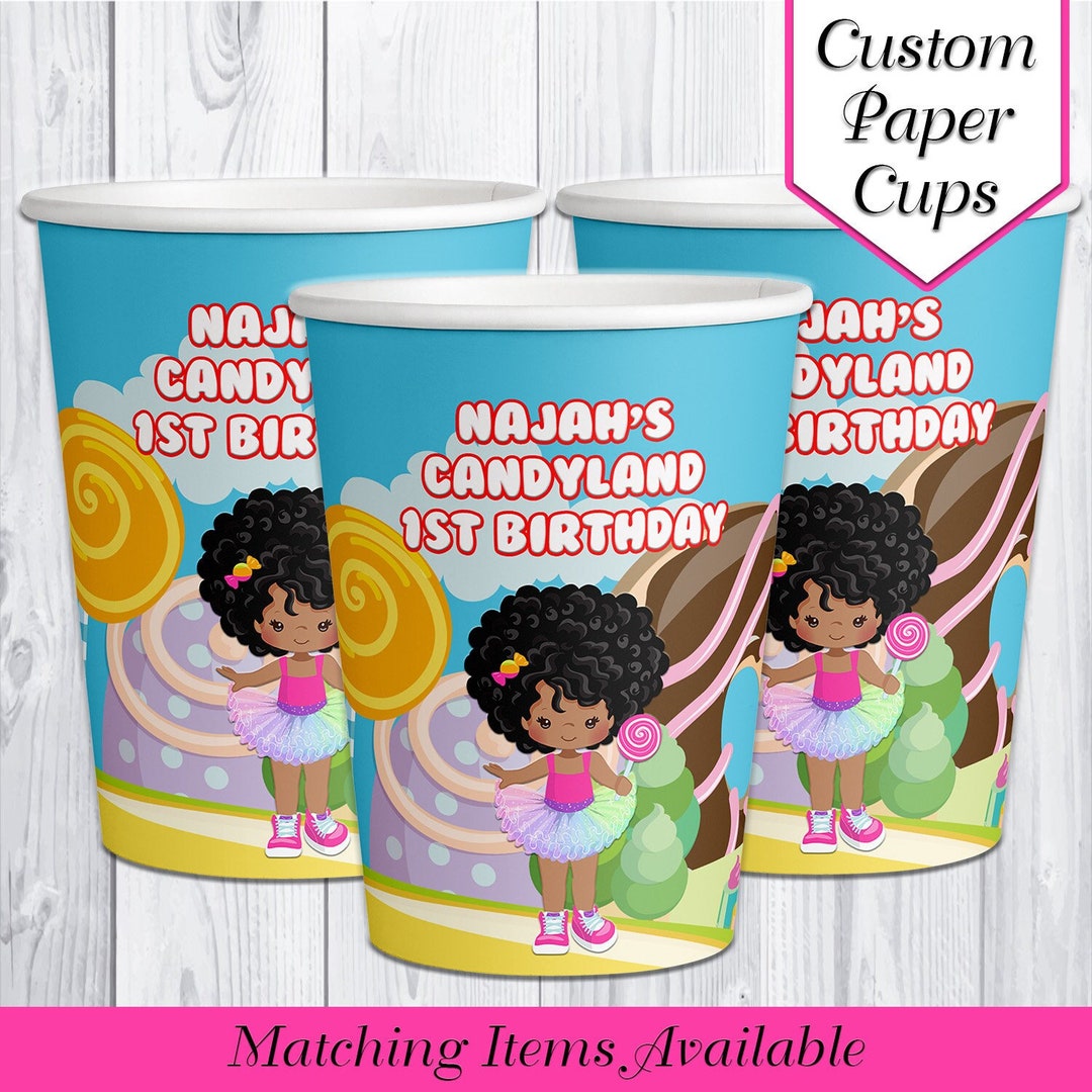 Candyland Party Cups Candyland Party Candyland Birthday Candyland ...