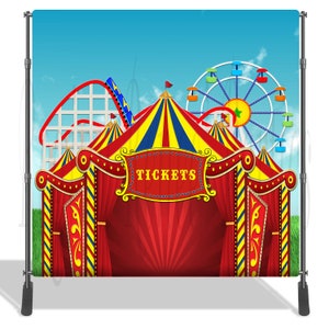 Carnival Backdrop | Carnival Birthday | Carnival Party | Carnival ...