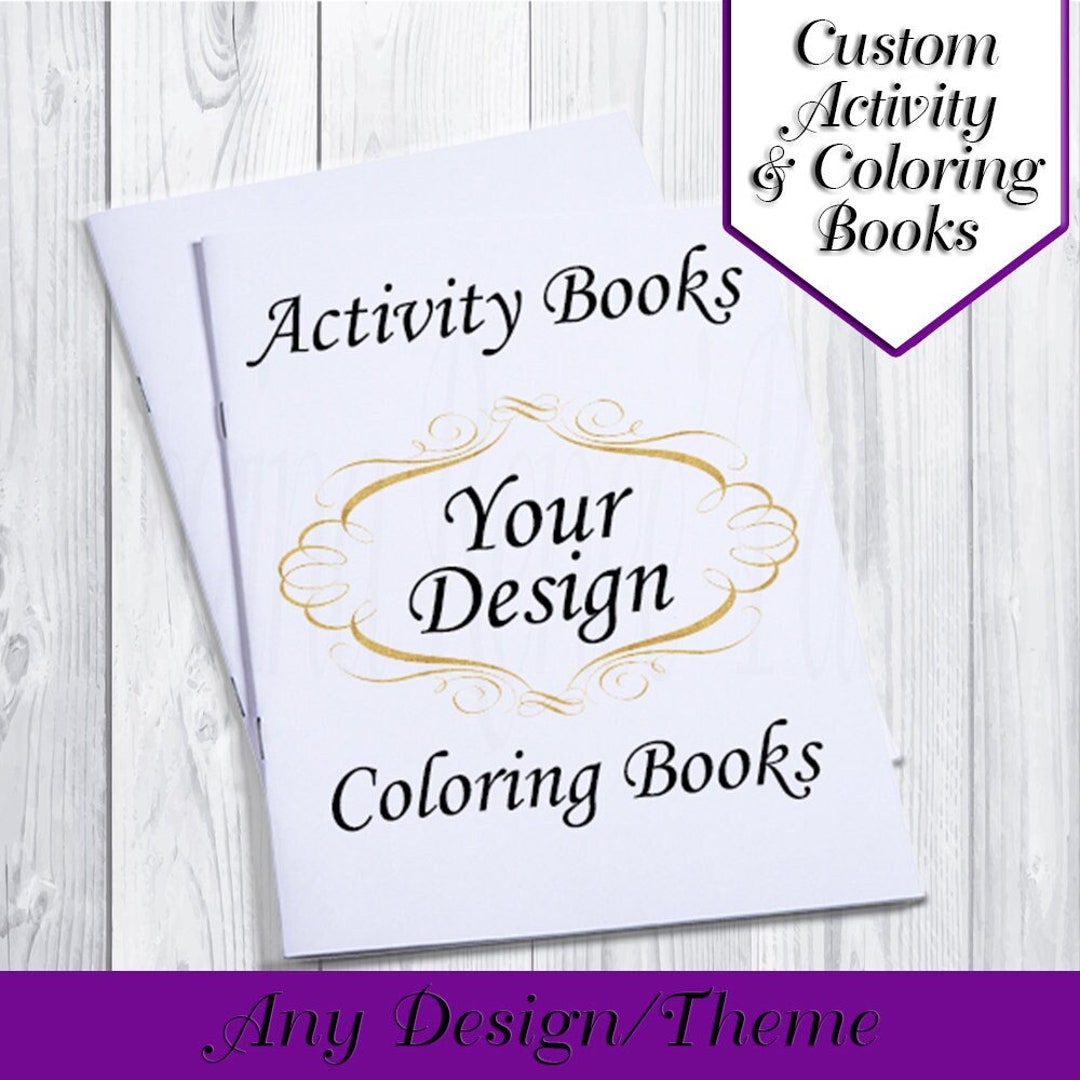 Custom Activity & Coloring Books Coloring Pages Coloring Sheets ...