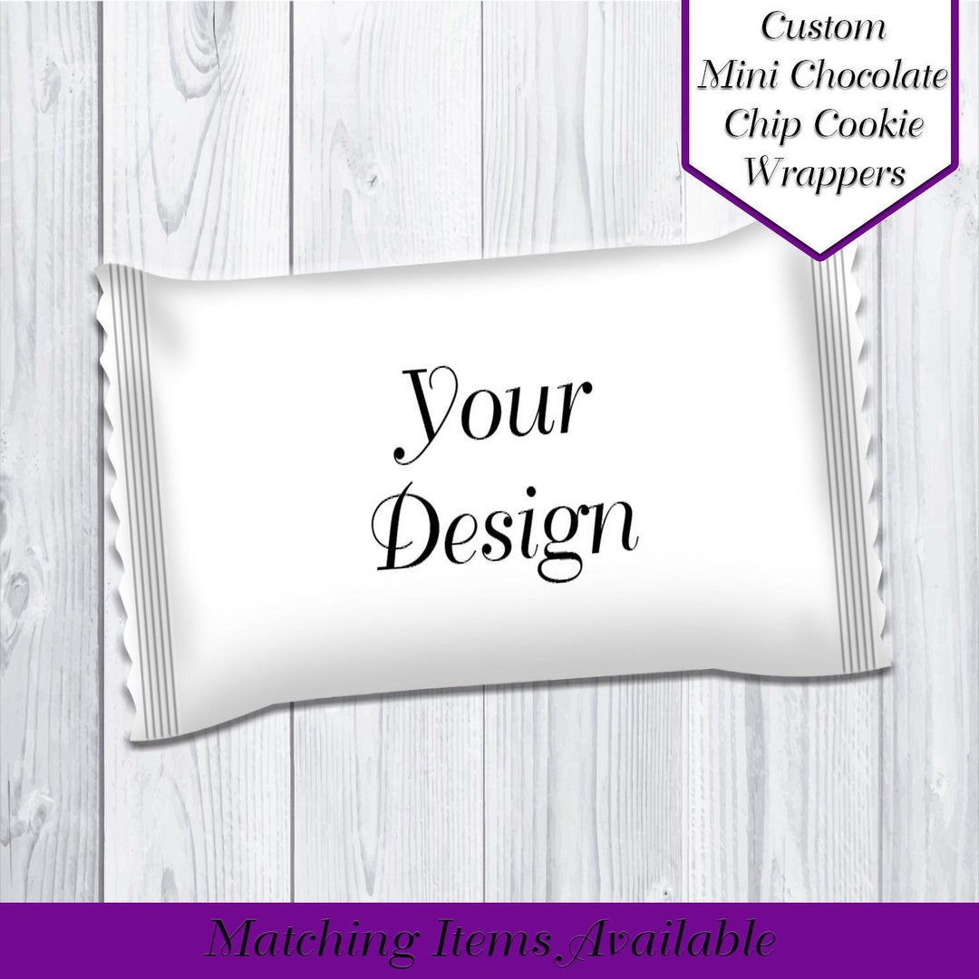 Custom Cookie Packs | Birthday Party Printables | Party Favors | Mini ...