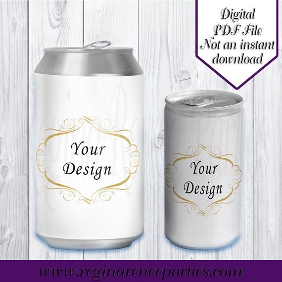 Custom Pop Can Wrappers Pop Can Wrappers Soda Can Wrappers - Etsy