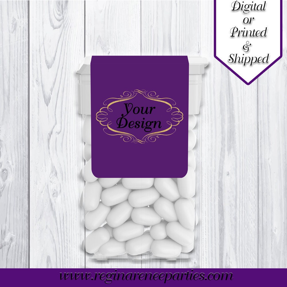 Mint Labels and Wrappers Custom Mints Wedding favors | Etsy