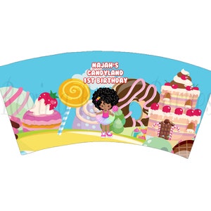 Candyland Party Cups | Candyland Party | Candyland Birthday | Candyland ...