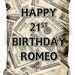 Money Theme Chip Bags Money Bags Money Favor Bags Custom Chip Bags ...