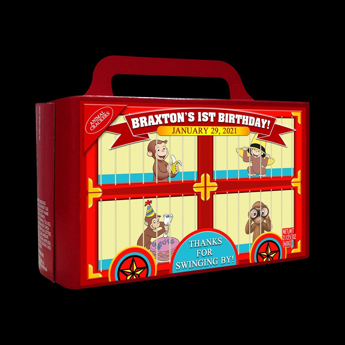 Canva Animal Cracker Box Template | Canva Cracker Box Template | Canva ...