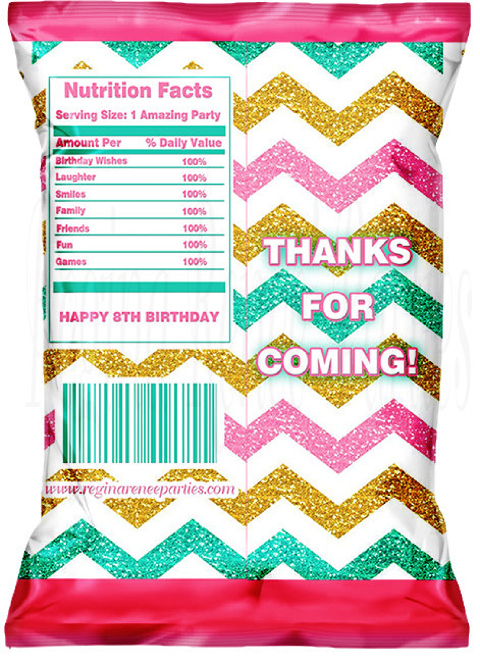 Surprise Party Chip Bags | Surprise Party Treat Bags | Surprise ...