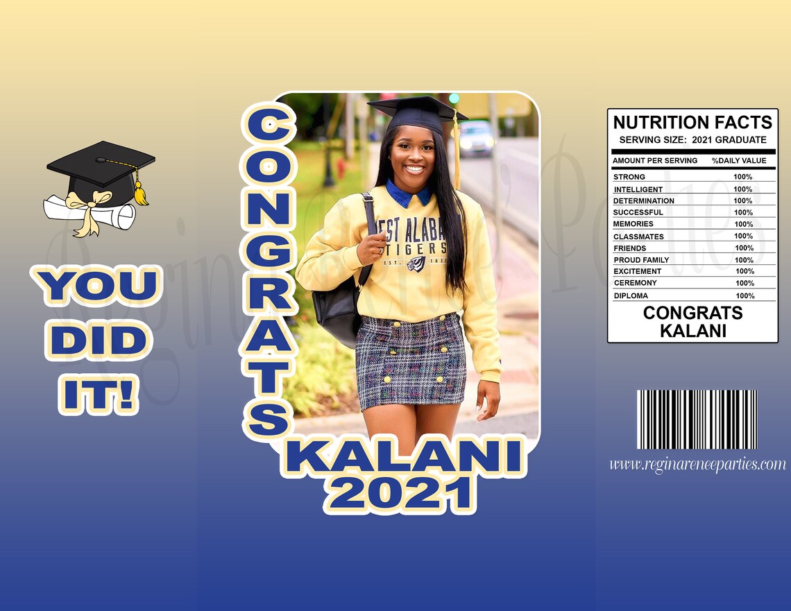 Congrats Graduation Theme Chip Bags | Graduation Chip Bag | Graduation ...