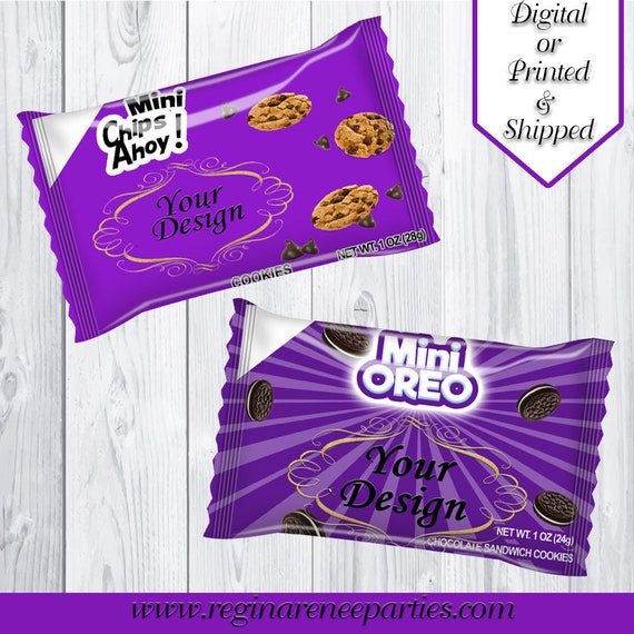Mini Chips Ahoy/Oreo Wrappers Party Treats Chips Ahoy | Etsy